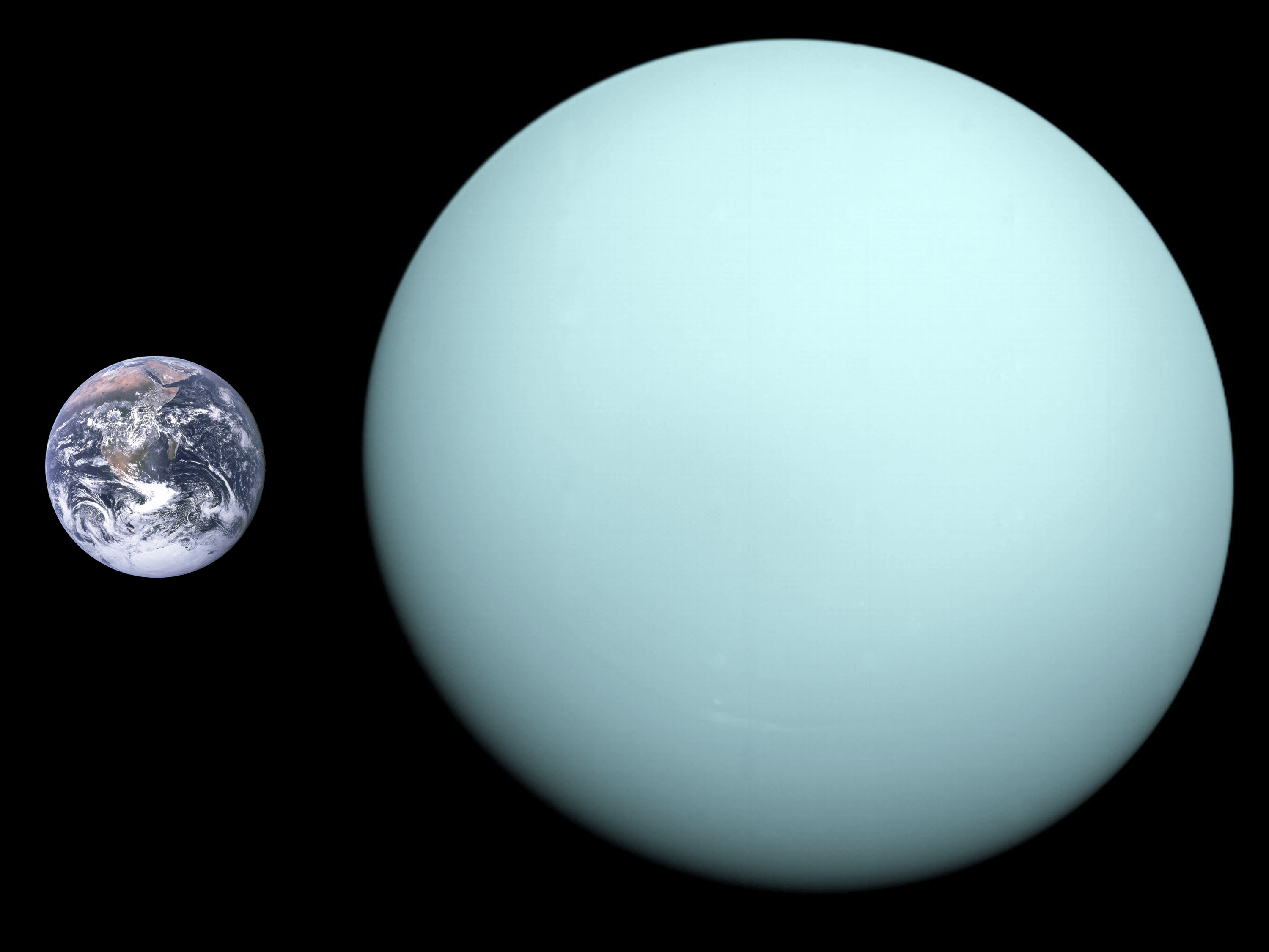 Comparison Of Uranus And Earth Image Free Stock Photo Public Domain Comparison Of Uranus And Earth Image Free Stock Photo Public Domain