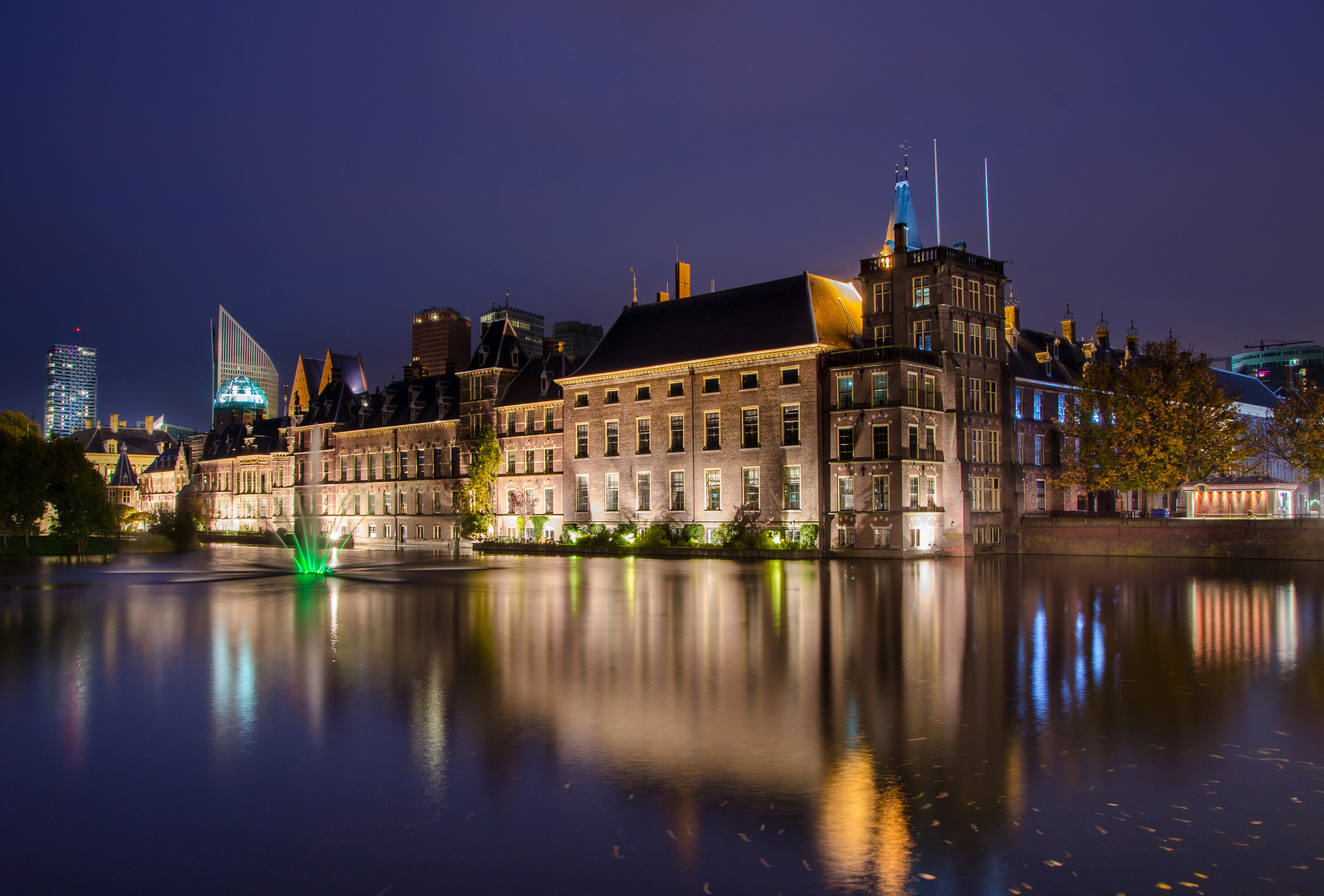 Parliament Across The Water At The Hague Netherlands Image Free