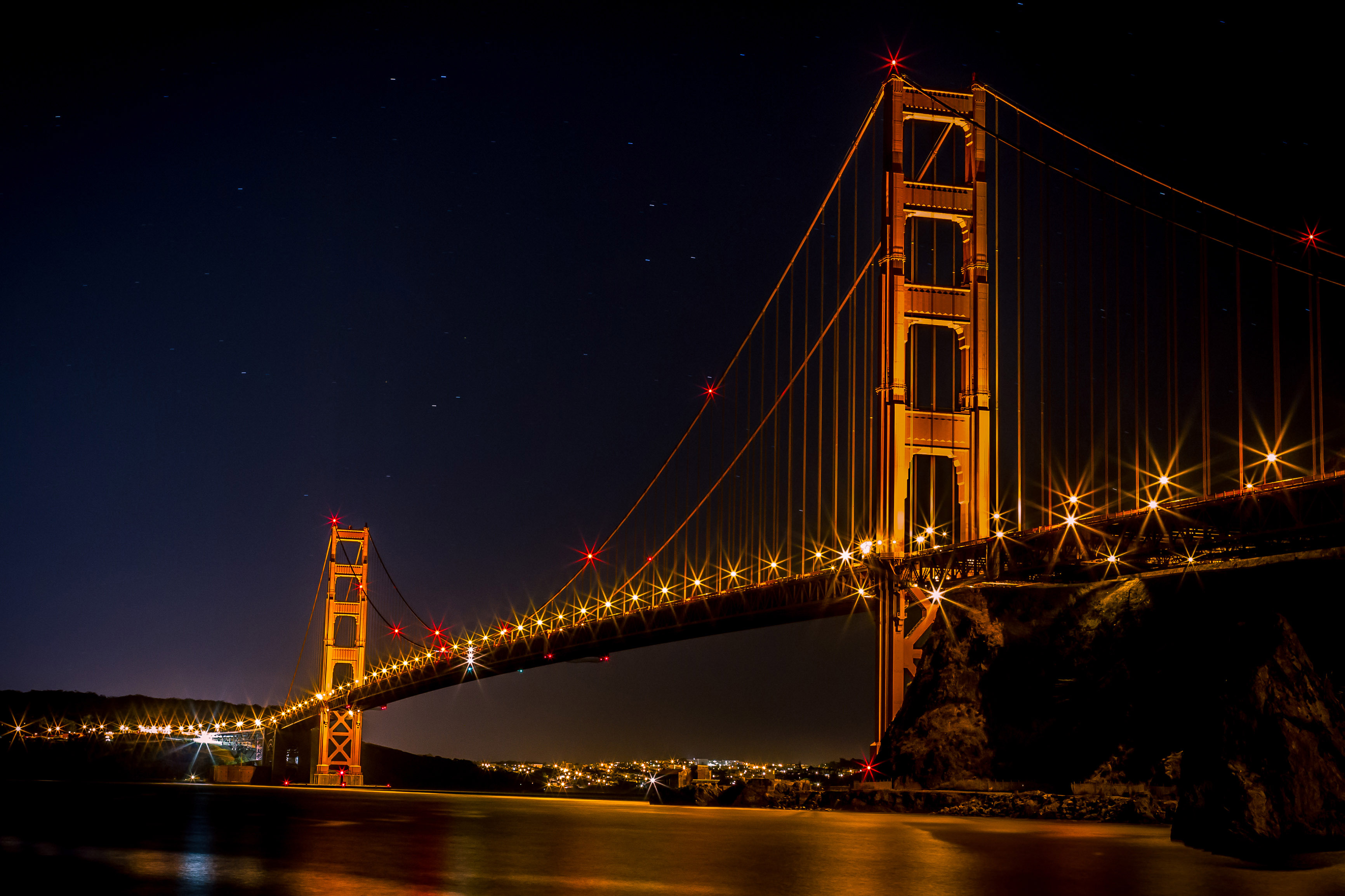 Golden Gate Bridge At Night Hd Golden Gate Bridge At Night Hd