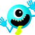 Blue Monster Smiley Face image - Free stock photo - Public Domain photo ...