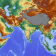 Elevation map of Asia image - Free stock photo - Public Domain photo ...