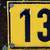 Number 13 on a road sign thirteen image - Free stock photo - Public ...
